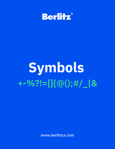 Signos de Puntuación y Símbolos en Inglés - Berlitz